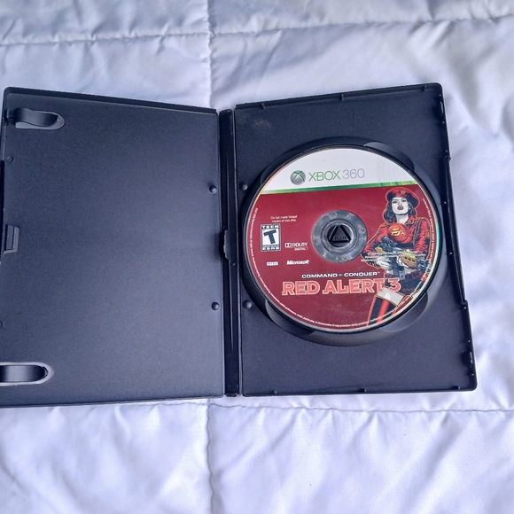 Microsoft | Video Games & Consoles | Command Conquer Red Alert 3 Black Case Xbox 36 | Poshmark